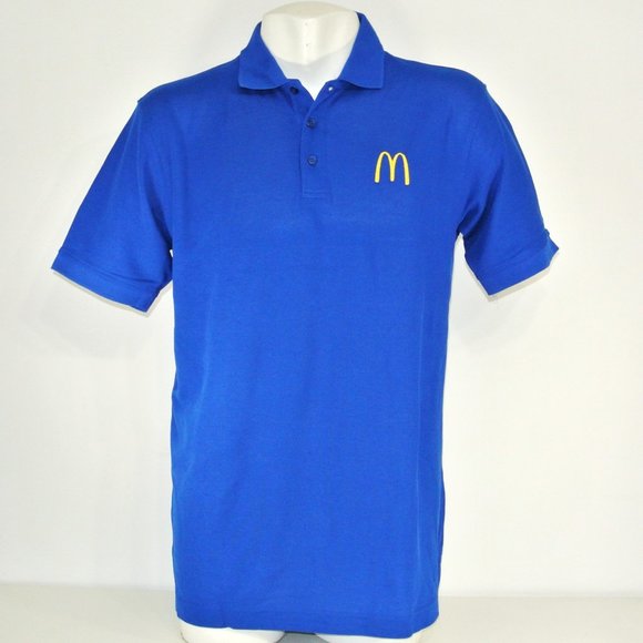 McDonald's | Shirts | Mcdonalds Fast Food Employee Uniform Polo Shirt ...